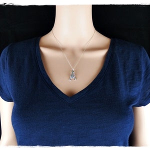 Silver Movable Lobster Necklace - Sterling Silver Movable Lobster Charm ...