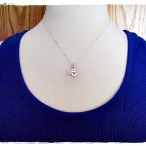Silver Cursive C Initial Necklace - Sterling Silver Cursive Initial C ...