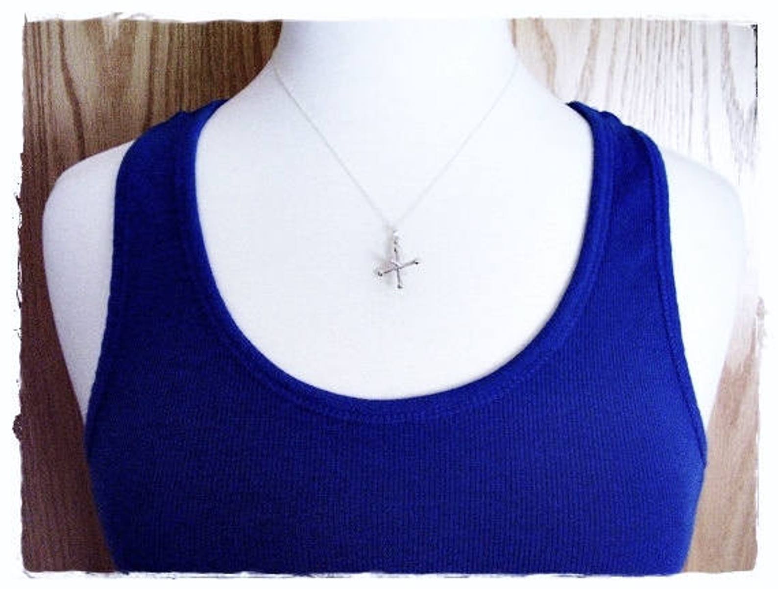Large Silver Jack Necklace - Sterling Silver Jack Charm on a Delicate ...
