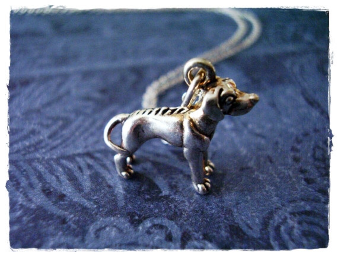 Silver Rhodesian Ridgeback Necklace Sterling Silver - Etsy