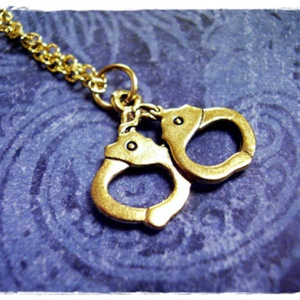 Gold Handcuffs - Etsy
