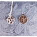 Small Pentagram Necklace Sterling Silver Pentagram Charm on - Etsy