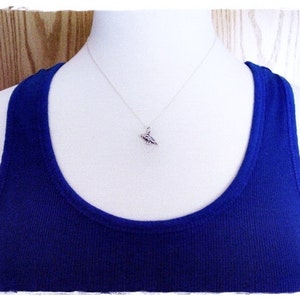 Tiny Silver Raven Necklace - Sterling Silver Raven Charm on a Delicate ...