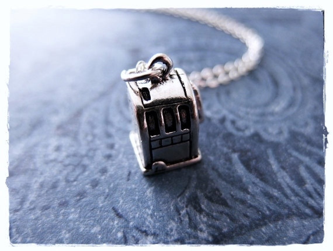 Silver Slot Machine Necklace Sterling Silver Slot Machine - Etsy