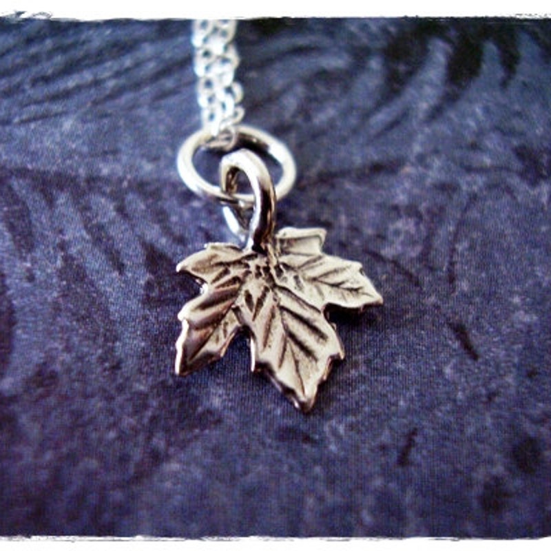 Maple Leaf Charm - Etsy