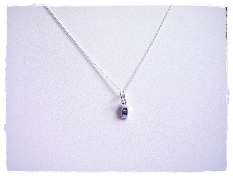 Tiny Silver Whistle Necklace Sterling Silver Whistle Charm - Etsy