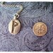 Silver Wynn Rune Necklace - Silver Pewter Wynn Rune Charm on a Delicate ...