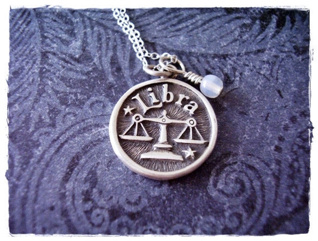 Sterling Silver Libra Charming Necklace - Sterling Silver Charming ...