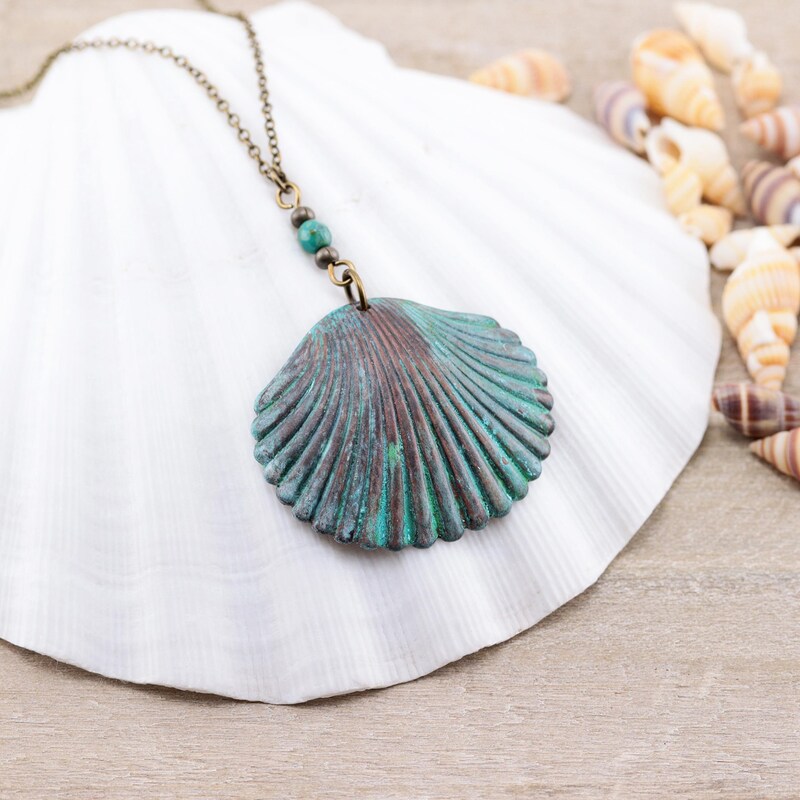 Sea Shell Necklace - Etsy