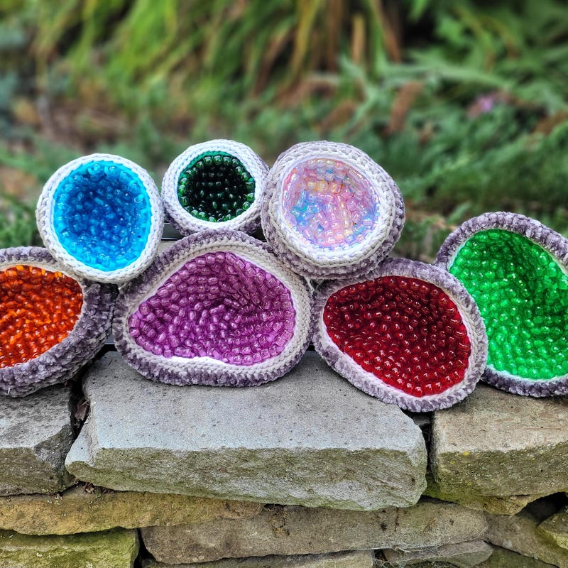 Crochet Geode Ornament - Etsy