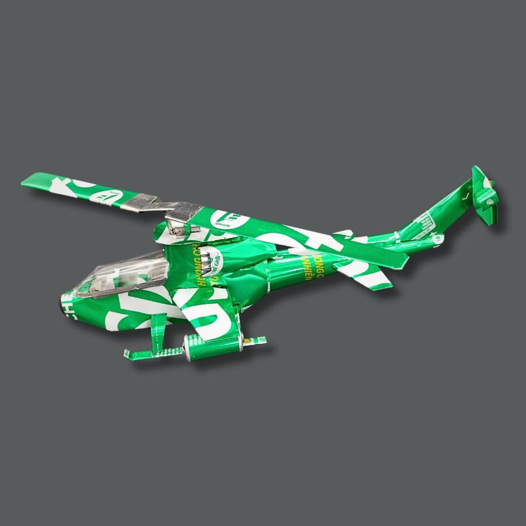 Sprite Can AH-1 Cobra Helicopter Model Eco Gift for Collectors or Him ...
