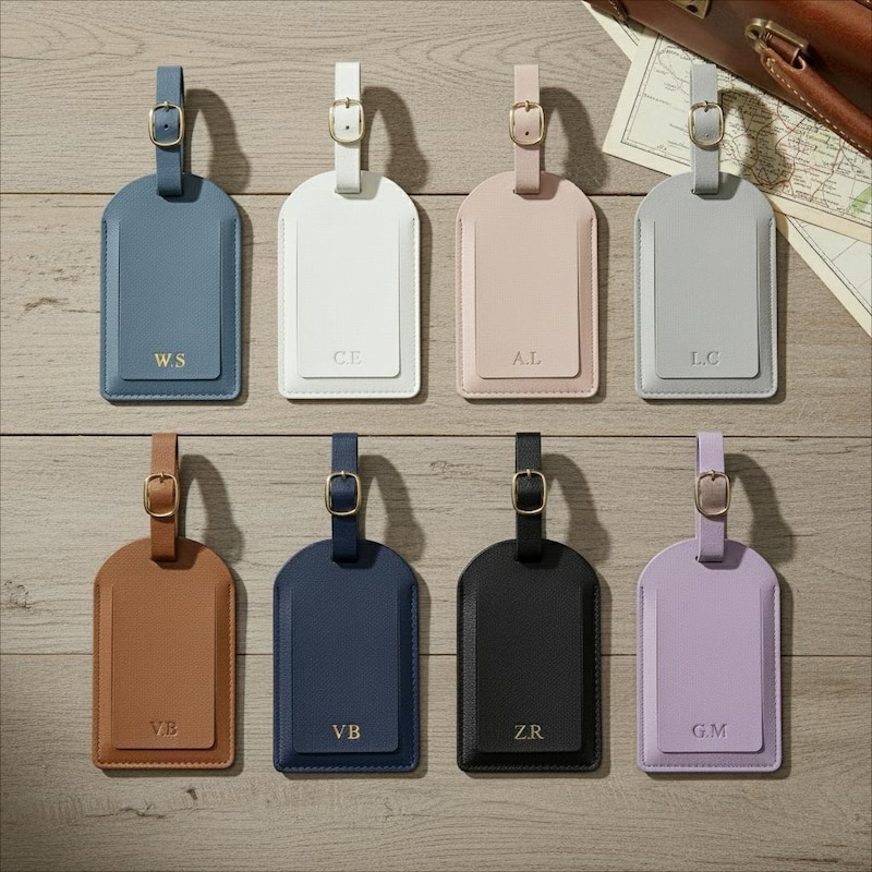 Monogram Luggage Tag Custom - Etsy