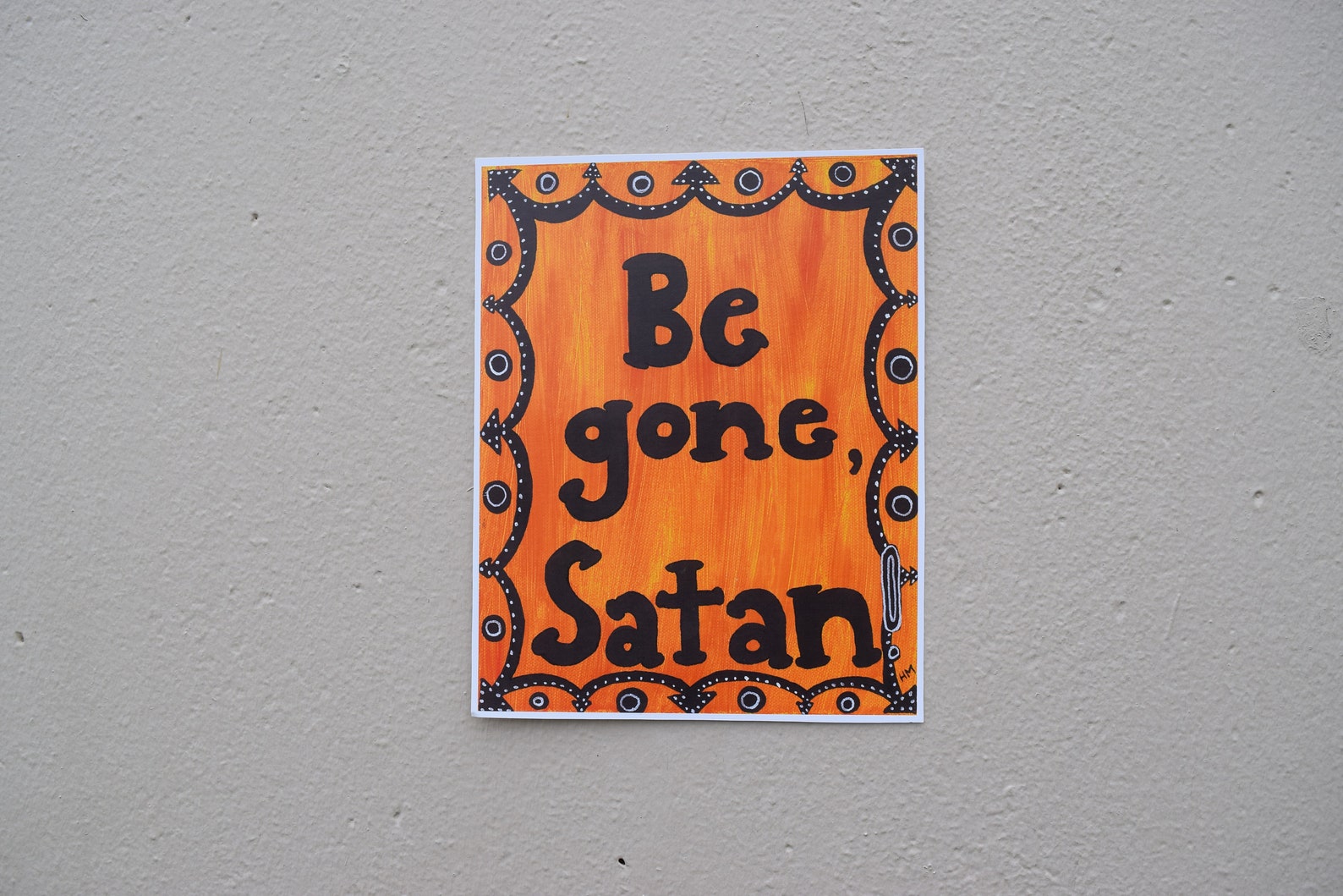 Be Gone Satan - Matthew 4 10 - Satan Get Behind Me - Get Behind Me ...