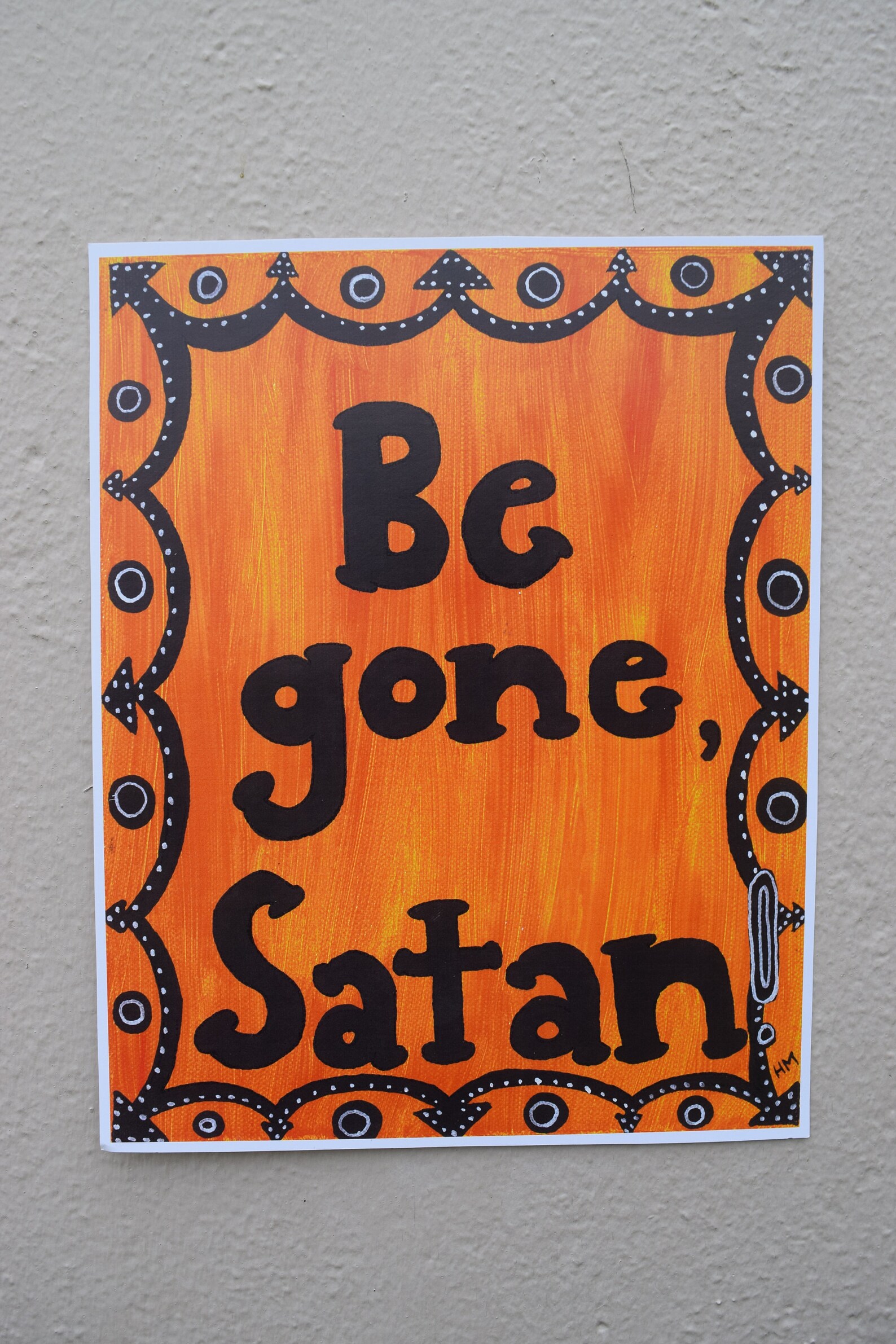 Be Gone Satan - Matthew 4 10 - Satan Get Behind Me - Get Behind Me ...