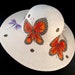 Hand-painted HAT - MONARCH BUTTERFLY Design - Wearable Art - Etsy