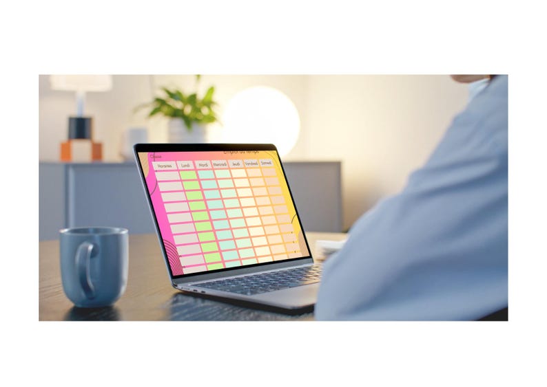 Printable A4 Timetable | Weekly Planner | School & Personal ...