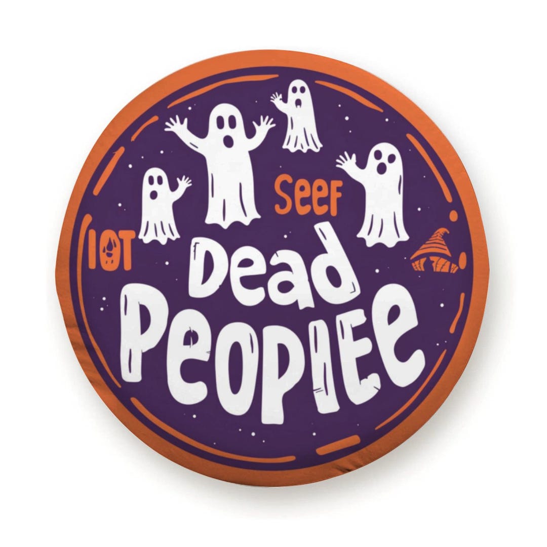Halloween Ghost Spare Tire Cover | Funny “see Dead People” Tire Cover ...