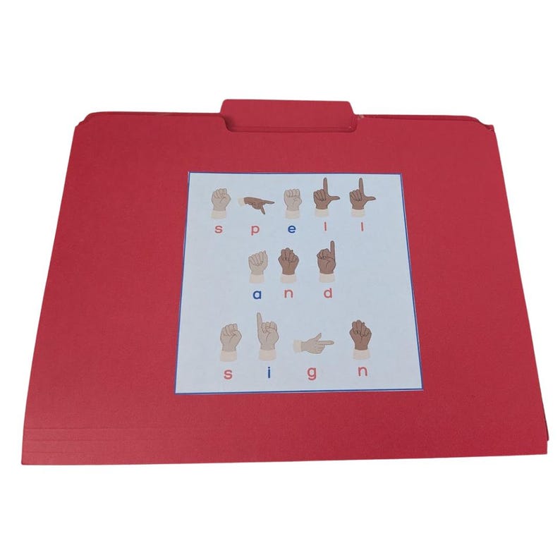 Montessori ASL Alphabet Cards: Spell and Sign Activity - Digital ...