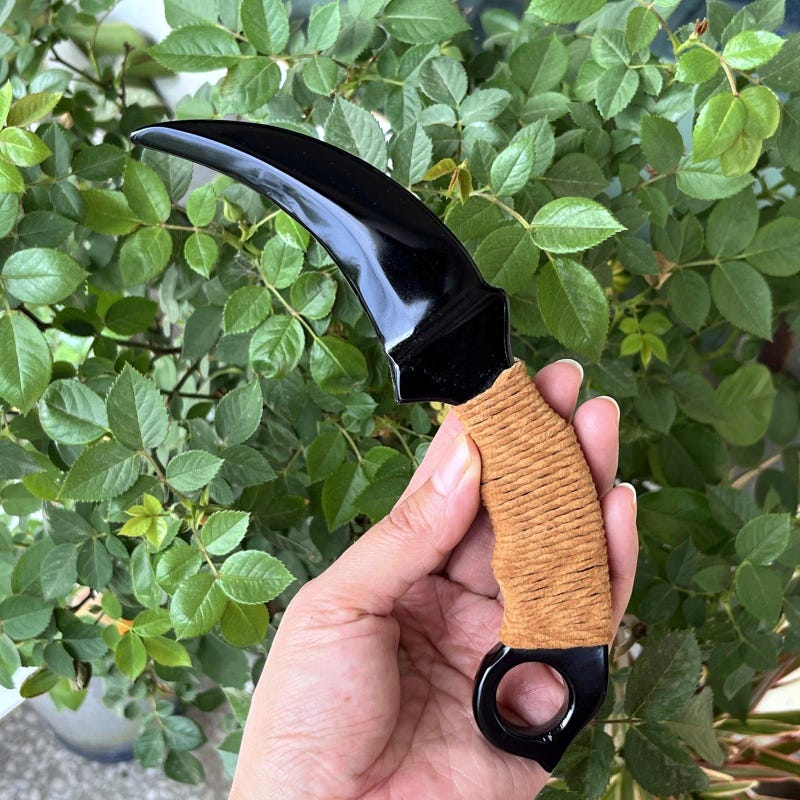 Obsidian Dagger - Etsy
