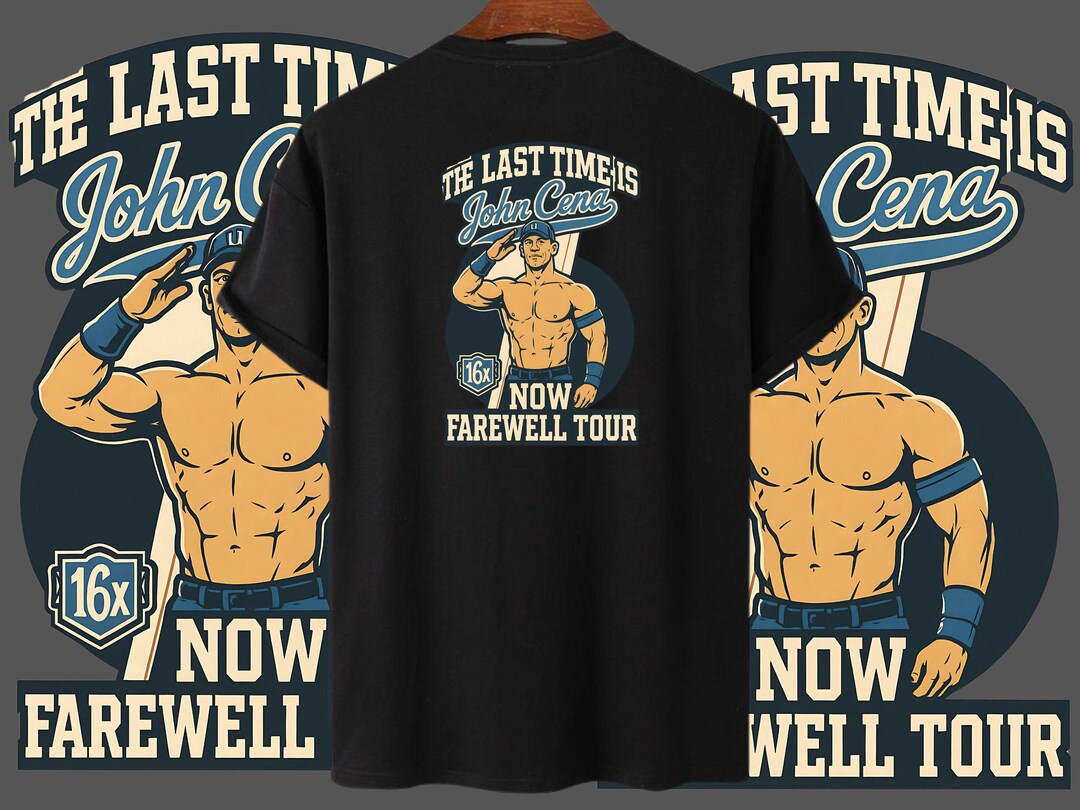 John Cena Farewell Tour PNG SVG | the Last Time 16x WWE Champion ...