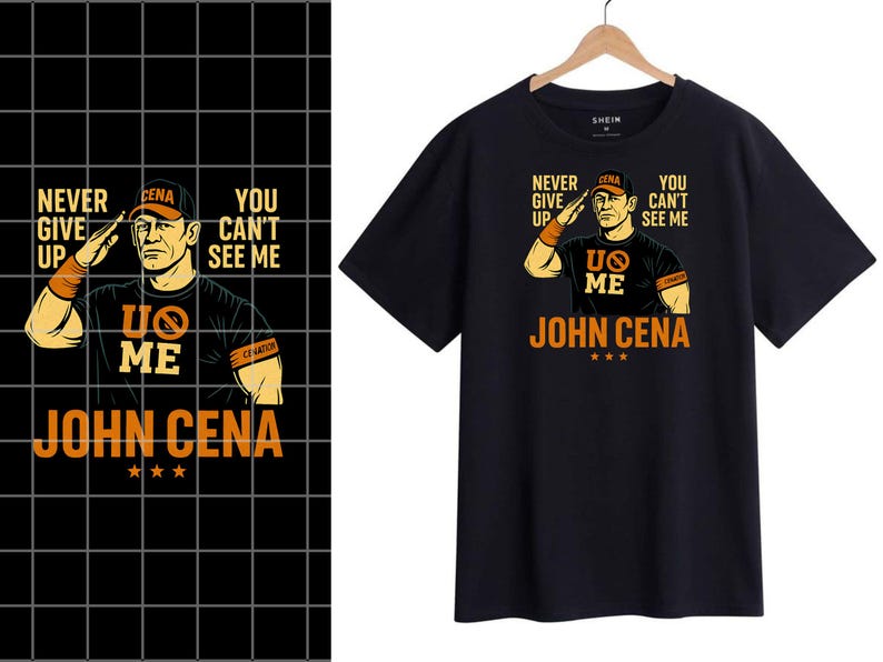 John Cena SVG PNG | Never Give up You Can’t See Me | WWE Wrestling ...