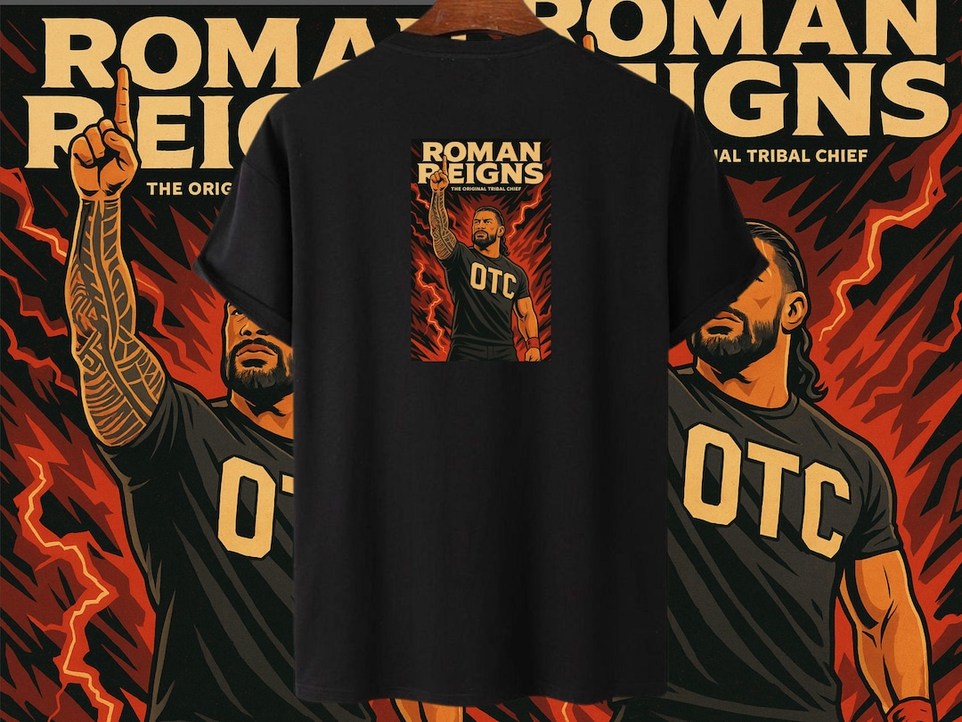 Roman Reigns OTC Svg Png | the Original Tribal Chief Design | WWE Fan ...