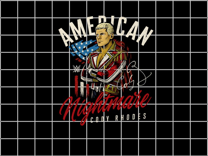 Cody Rhodes American Nightmare PNG SVG | WWE Wrestling Clipart ...