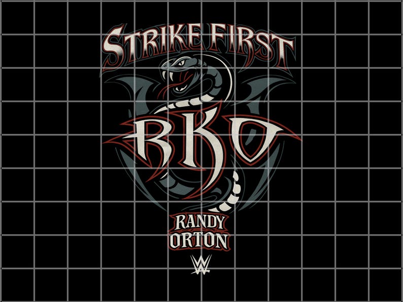 Randy Orton RKO Logo PNG SVG | Strike First Viper Wrestling Clipart ...