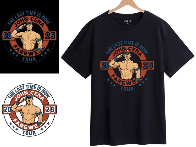 John Cena Farewell Tour 2025 PNG SVG |wwe the Last Time is Now Digital ...