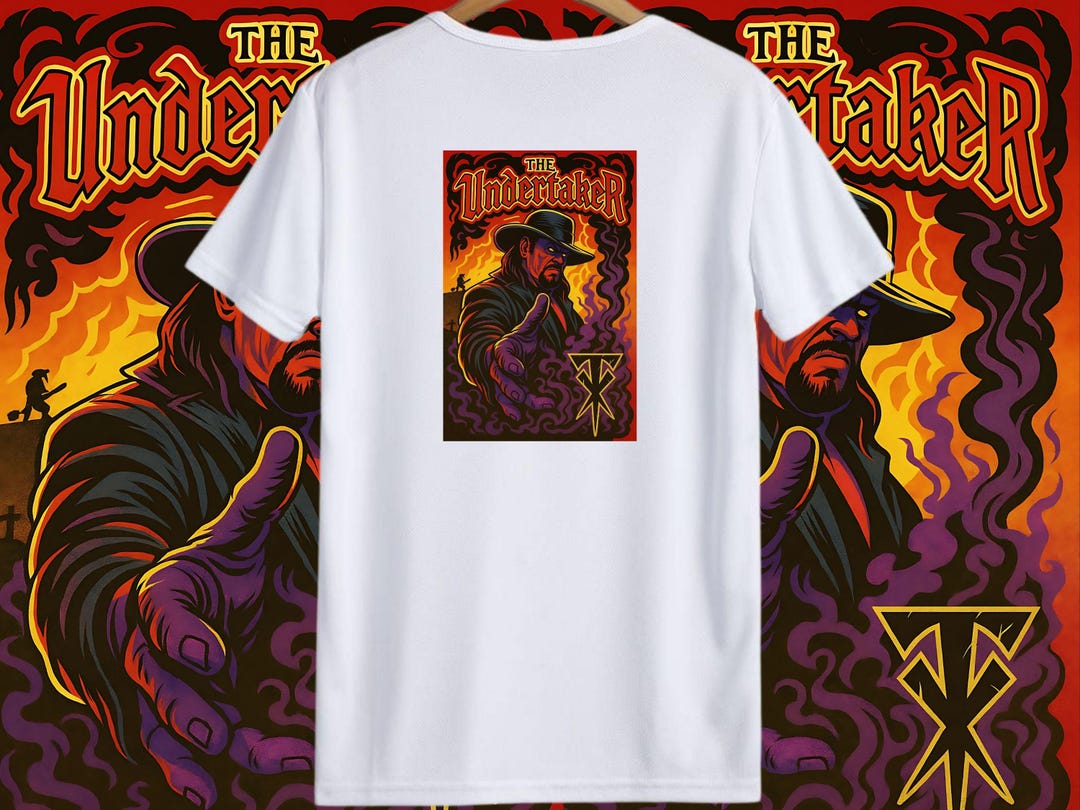 The Undertaker WWE Legend: Retro Wrestling Clipart (SVG, PNG) - Etsy UK