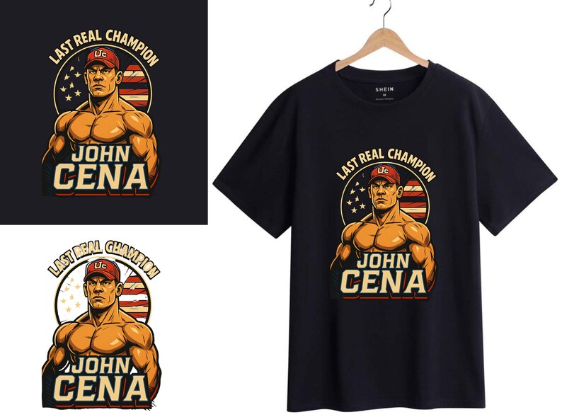 John Cena Last Real Champion PNG SVG | WWE Wrestling Digital Download ...