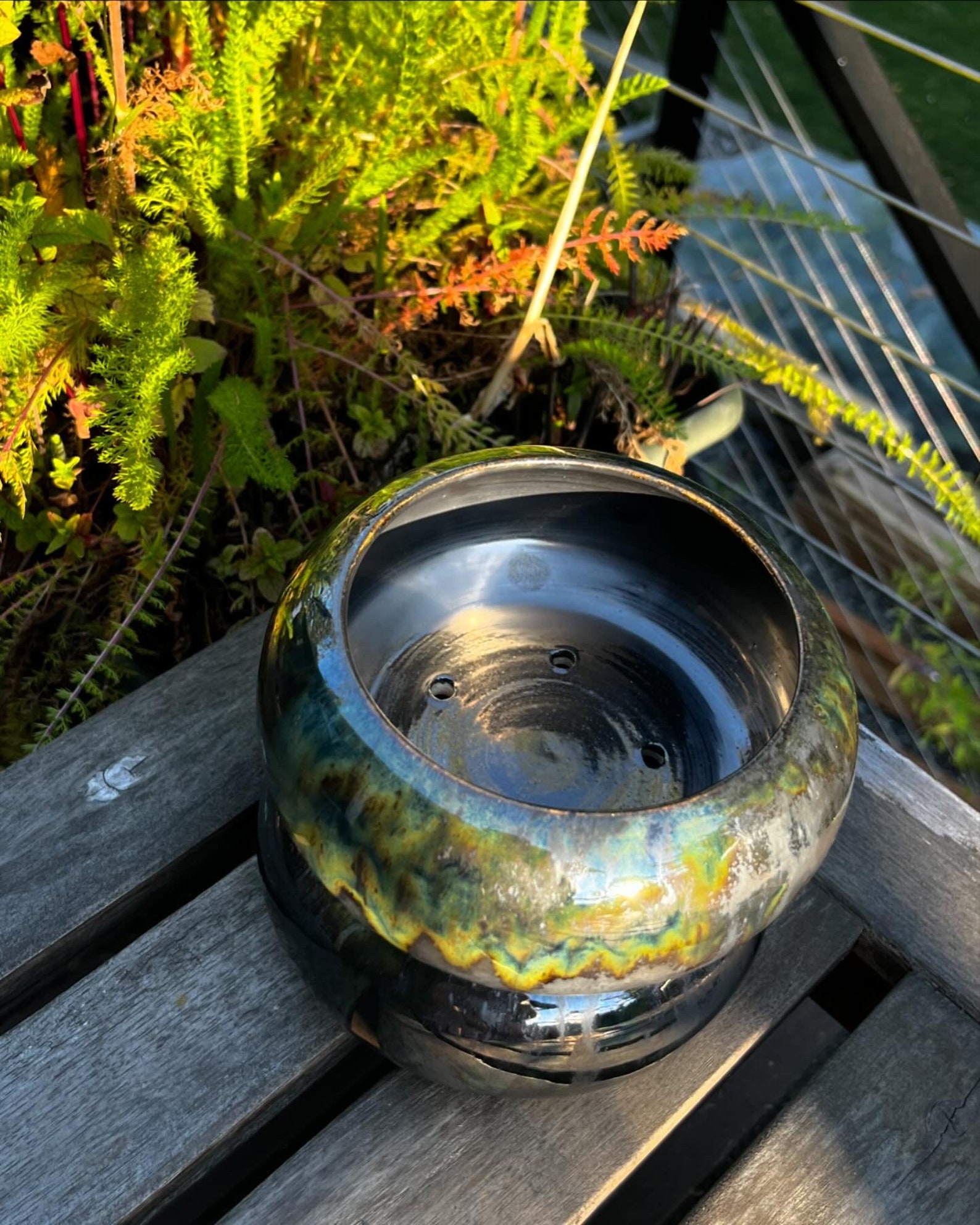 Ceramic Nesting Plant Pot | Ravens Nest Planter - Etsy