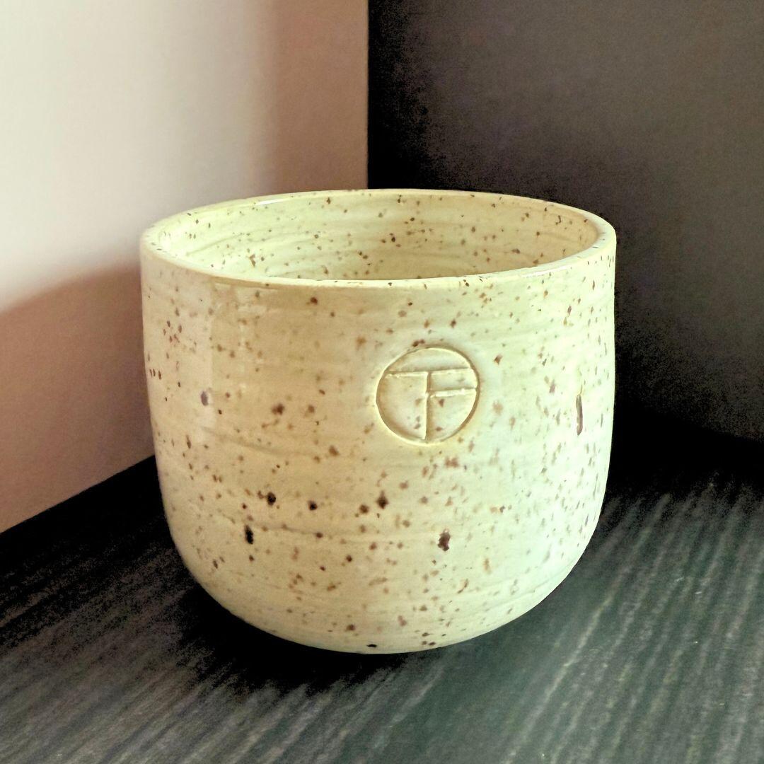 Rounded Stoneware Cache Plant Pot - Etsy