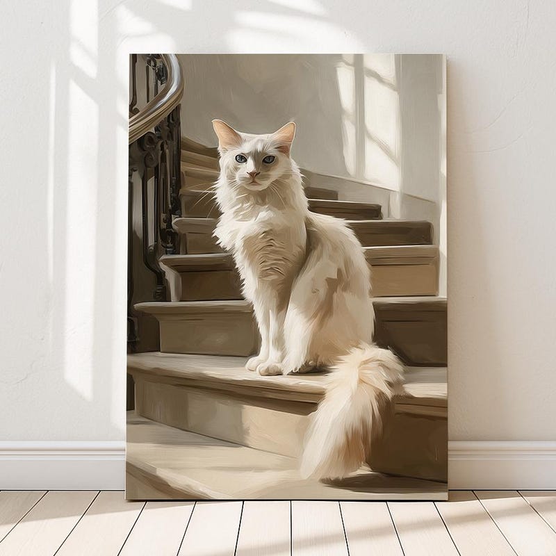 Turkish Angora Cat - Etsy