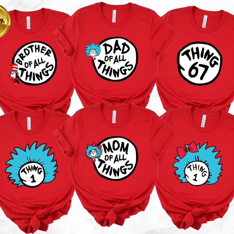 Thing 2 Shirts Men - Etsy