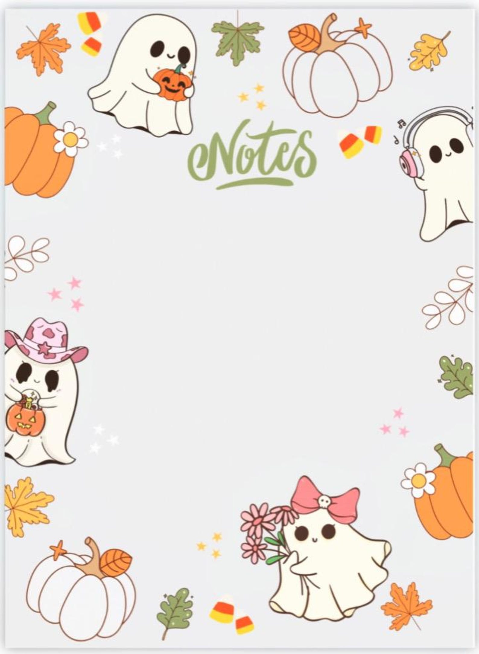 Cute Boo Ghost-themed Note Pads for Fall Halloween - Etsy