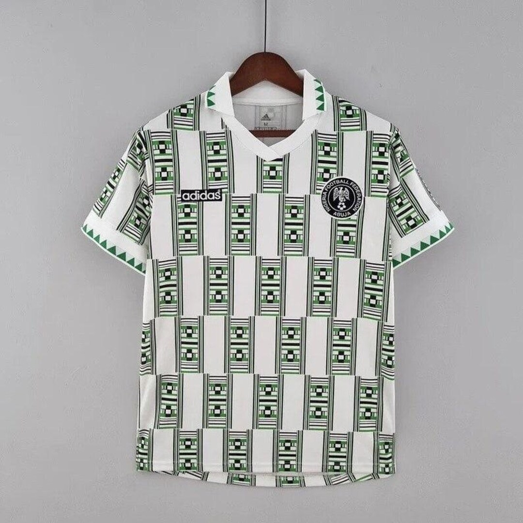 Retro Nigeria 1994 World Cup Okocha Vintage Soccer Jersey Retro Classic ...