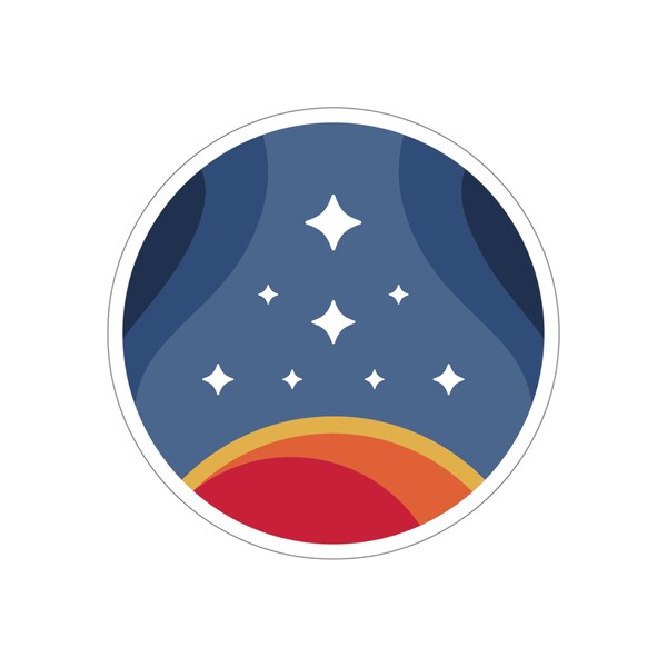Starfield Logo Sticker - Etsy