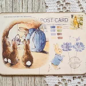 Beatrix Potter Postcards | Set of 4 Journal Cards - Etsy