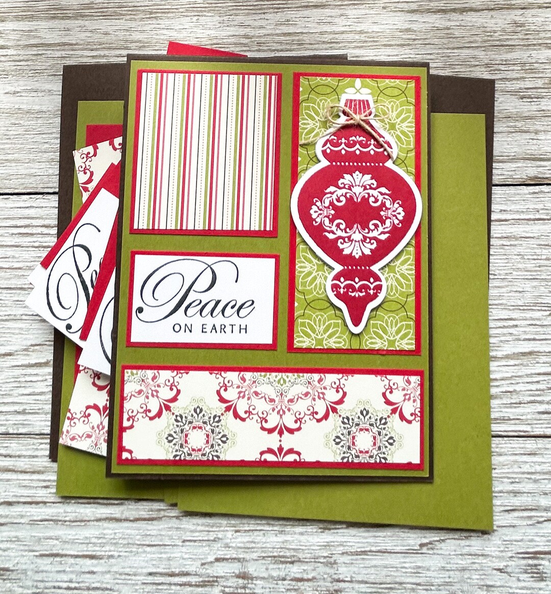 DIY Card Kit || Christmas Card Kit || Ornament Card Kit || Winter Card ...