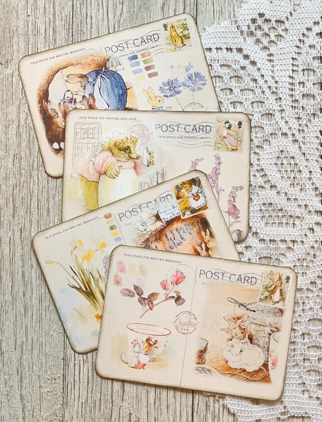 Art Mail | Beatrix Potter Post Cards | Kids Post Cards | Cartoon Post ...