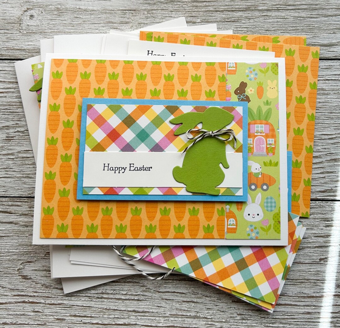 DIY Card Making Kit Cheerful Cards Easter Cards Bunny Cards Spring ...