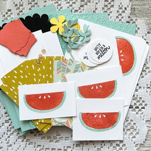 DIY Card Making Kit || Watermelon Cards || Cute Fruit Cards || Greeting ...