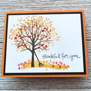 DIY Card Kit Fall Cards Autumn Card Kit Tree Cards Thinking of You ...