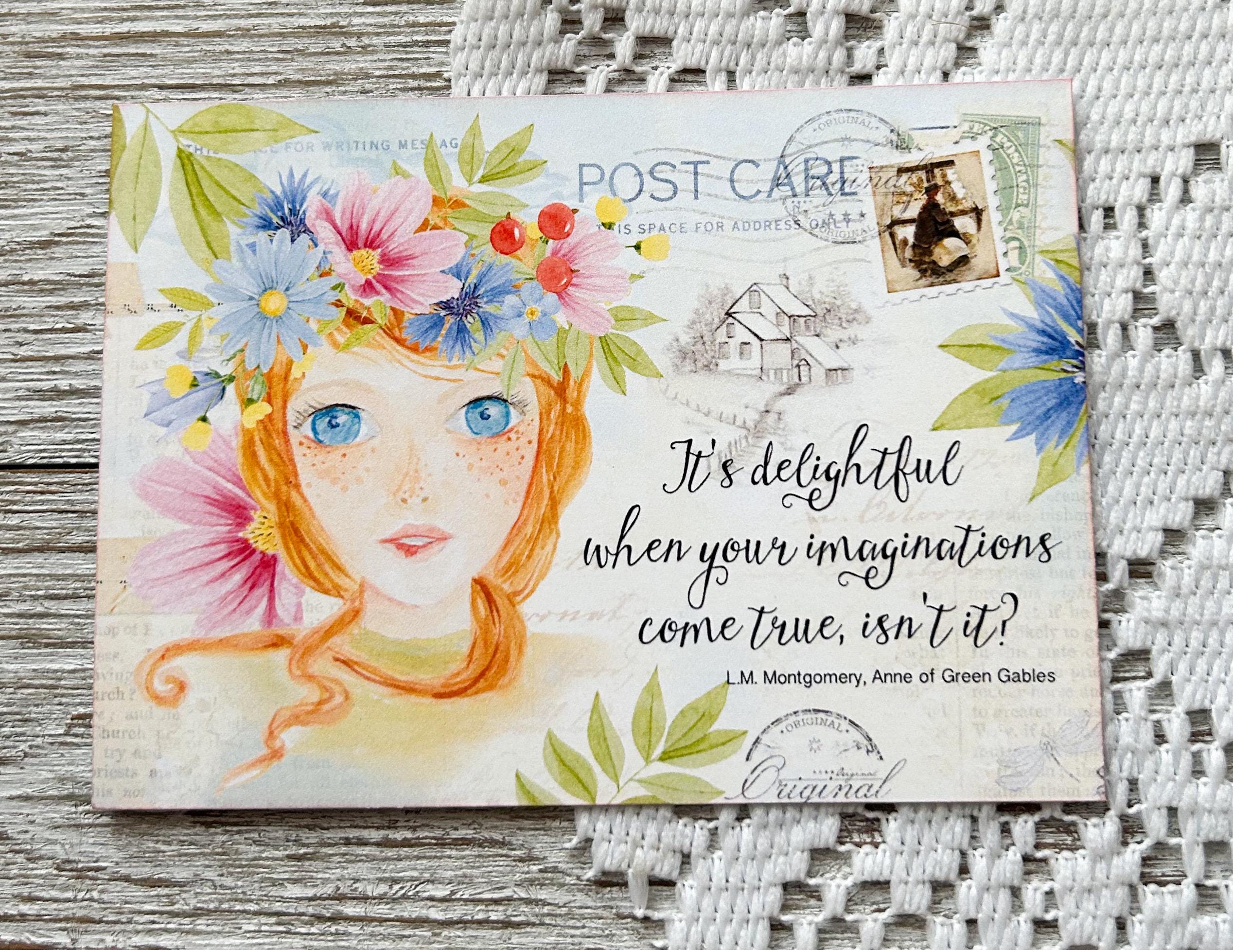 Art Mail | Anne of Green Gables Post Cards | Kids Post Cards | Card ...