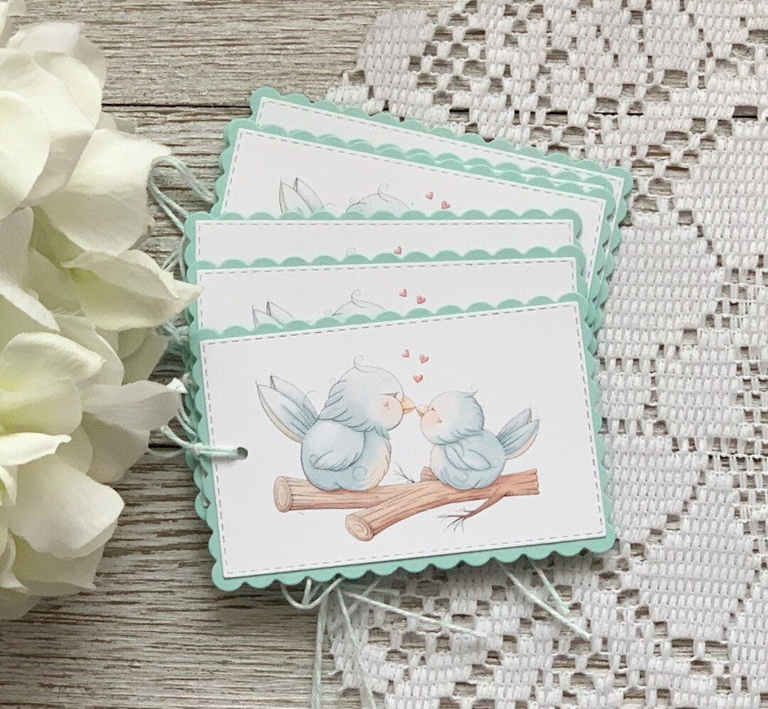 Handmade Tags // Price Tag Labels // Love Bird Hang Tags // Tags for ...