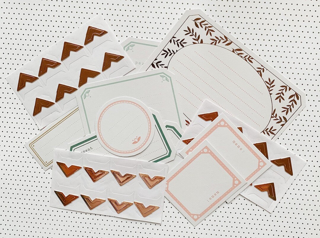 Labels || Bookplates || Stationary Set || Photo Corners || Junk Journal ...