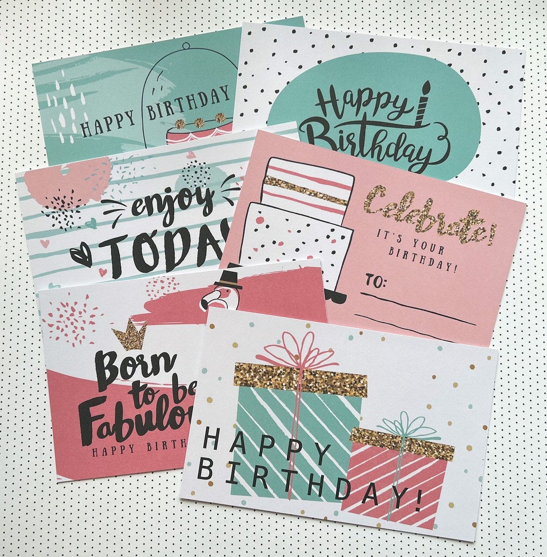 Birthday Post Cards || Party Time Post Cards || Happy Birthday Post ...