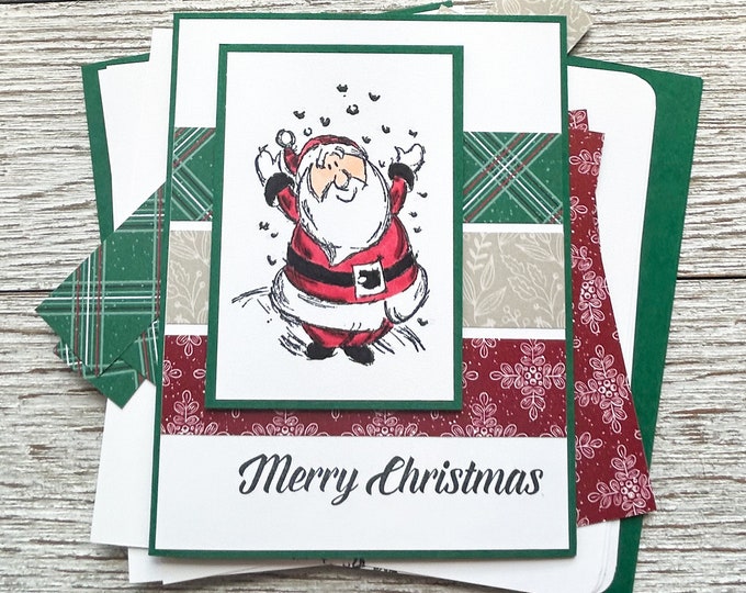 DIY Card Kit || Christmas Card Kit || Santa Card Kit || Winter Card Kit ...