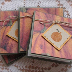 Fall | Halloween | Pumpkin | Mini Card\tag Set | Place Setting Tags ...